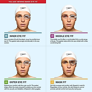 Speedo Jr. Vanquisher 2.0 Optical Goggle, Clear, -2