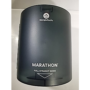 Marathon Center Pull Towel Dispenser Clear