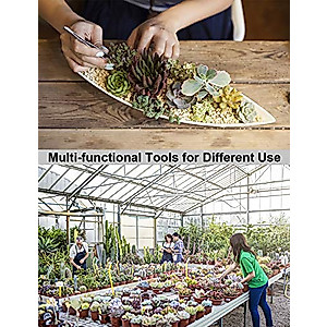 Benvo 20 Pieces Succulent Plants Tools Mini Garden Transplanting Set for Fairy Garden Planting, Miniature Plant Care of Cactus, Houseplant, Bonsai Plants Tools Kit