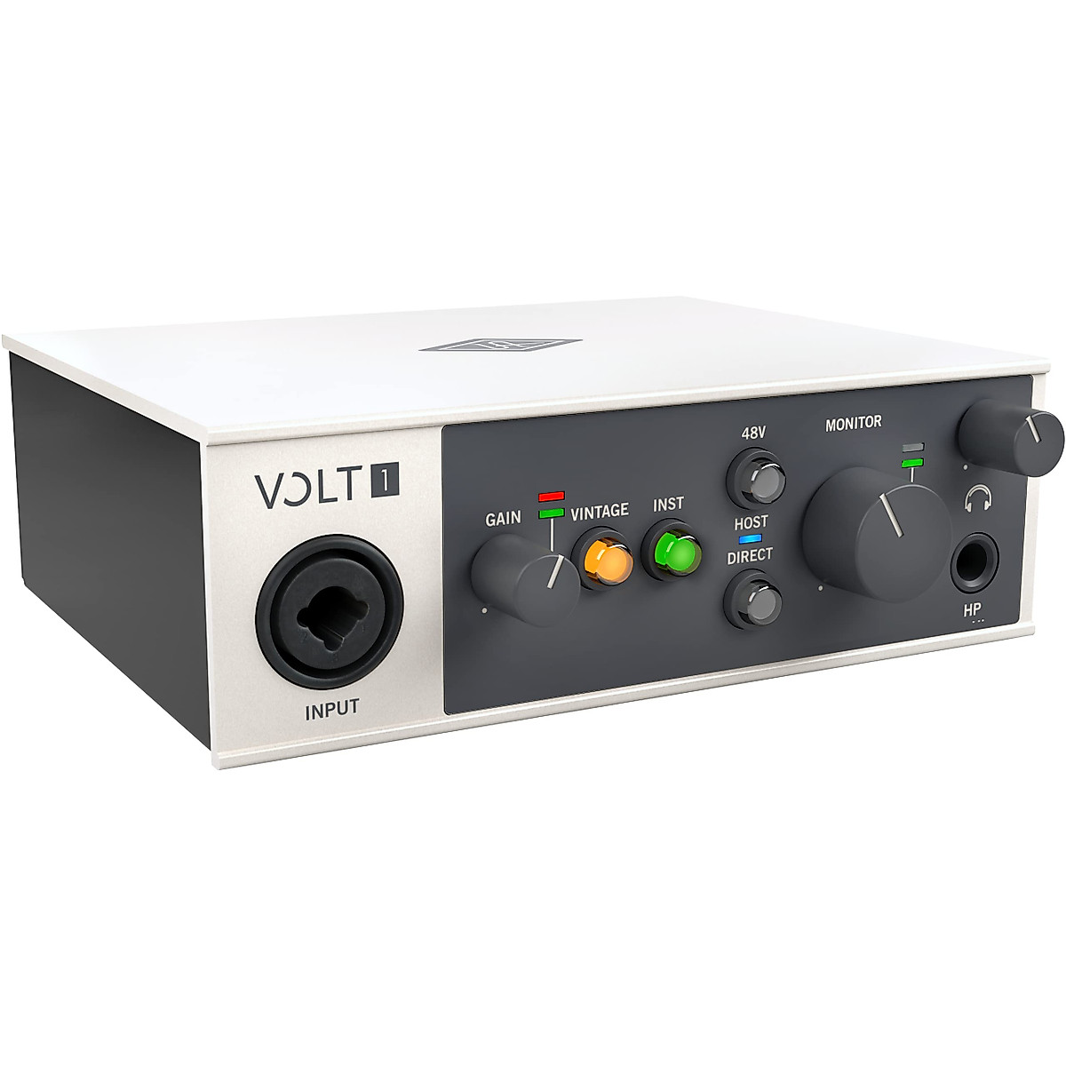 UA Volt 1 USB Audio Interface for recording, podcasting, and streaming & Amazon Basics Standard XLR Male to Female Balanced Microphone Cable, Durable & Flexible, Noise-Cancelling - 6 Feet, Black