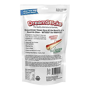 DreamBone DreamSticks, Treat Your Dog to a Chew Made WIth Real Chicken and Vegatables, 5 Count