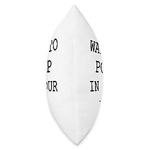 Top Housewarming Gifts Ideas First Time Owner Tees I Can't Wait to Poop in Your New Toilet Funny House Warming Throw Pillow, 16x16, Multicolor