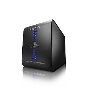 ioSafe SM4TB5YR Solo Pro - Hard Drive - 4 TB - USB3.0, Black