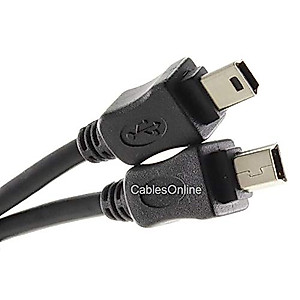 6ft CablesOnline USB 2.0 Mini-B 5-Pin to Mini-B 5-Pin Male/Male Cable, USB2-5506
