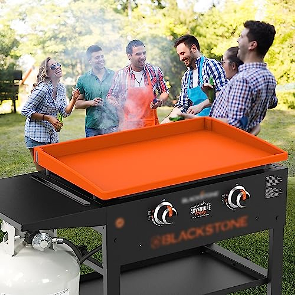 Upgraded Griddle Cover Mat Grill 28" Silicone Mat Cover, Full-edge Silicone Griddle Mat Design for Blackstone 28 Inch Grill,Protect Your Griddle from Rodents, Insects, Debris and Rust