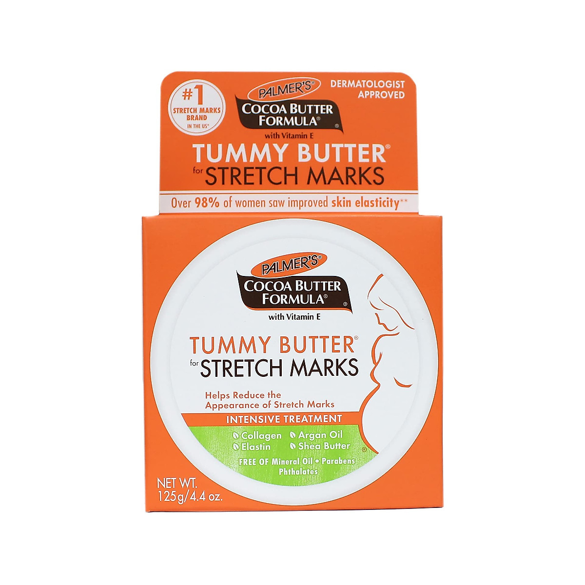 Palmer's Cocoa Butter Formula Tummy Butter For Stretch Marks, 4.4-Ounce Units (Pack of 2)