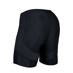 HUGE SPORTS Men's Rash Guard Swim Shorts Compression Swimming Jammer Cool Dry Active Swimsuit Workout Shorts Sports Tights (Black, XL)