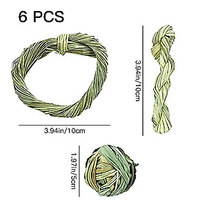 6 Pcs Molar Toy Rabbit Toys Set Small Animal Toys for Hamster Guinea Pig Rabbit Rat Chinchilla and Gerbils