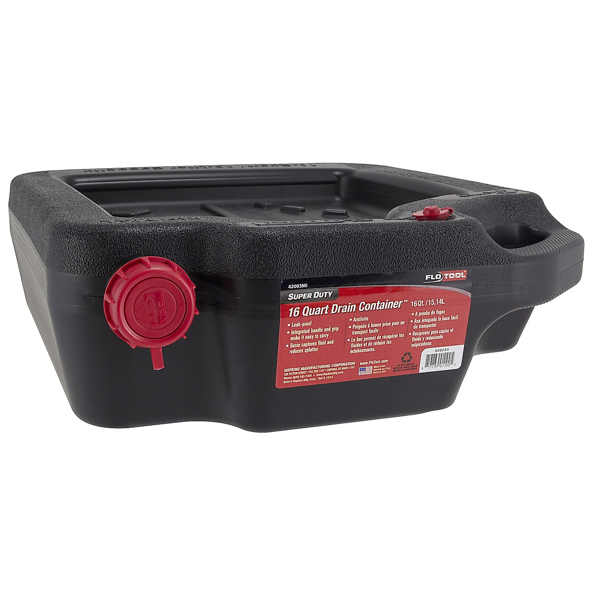 FloTool 42003MI 16-Quart Drain Container