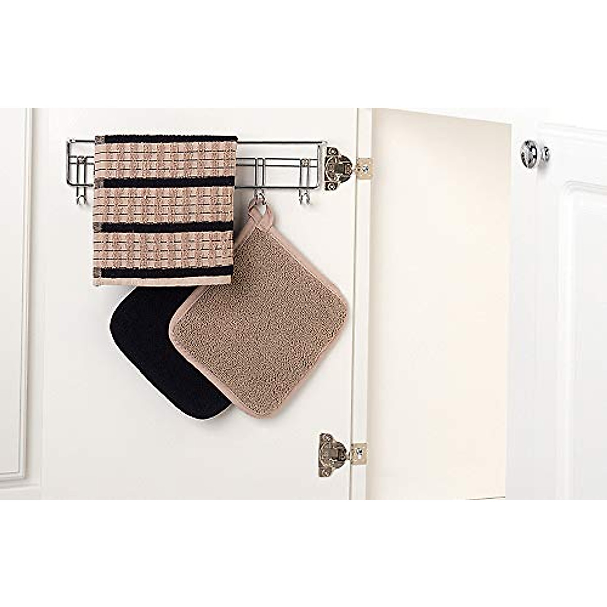 ClosetMaid 3064 6 Hook Towel Rack, Chrome