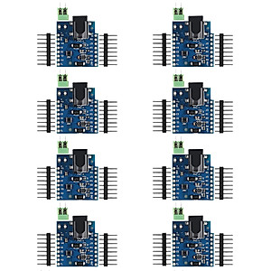 Alinan 8pcs 7-24V DC Power Shield V1.1.0 for WEMOS D1 Mini Development Board DC Power Supply Screen Module