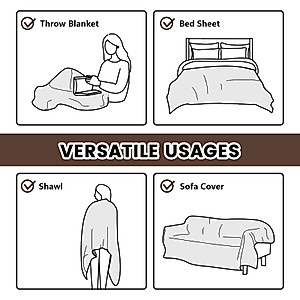 MYSKY HOME Couch Covers for 2 Cushion Couch Sofa Slipcovers Geometrical Sofa Covers for Living Room Sectional Sofa Covers for Dogs (X-Large, 71" x 118", White)