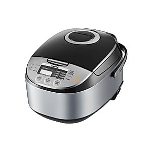 COMFEE' Rice Cooker 12 Cups Cooked/6 Cups Uncooked, Portable Non-Stick Rice Maker, Japanese Rice Cooker with Fuzzy Logic Technology, 24-Hour Timer Delay, 11 Presets, Steamer, Fast Rice Cooker, Grain Cooker, Black