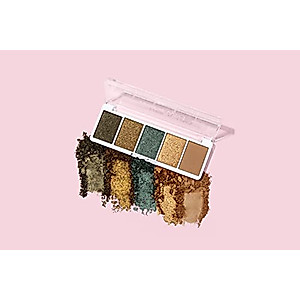 wet n wild Color Icon Eyeshadow Makeup 5 Pan Palette, My Lucky Charm, Matte, Shimmer, Metallic, Long Wearing, Rich Buttery Pigment, Cruelty Free