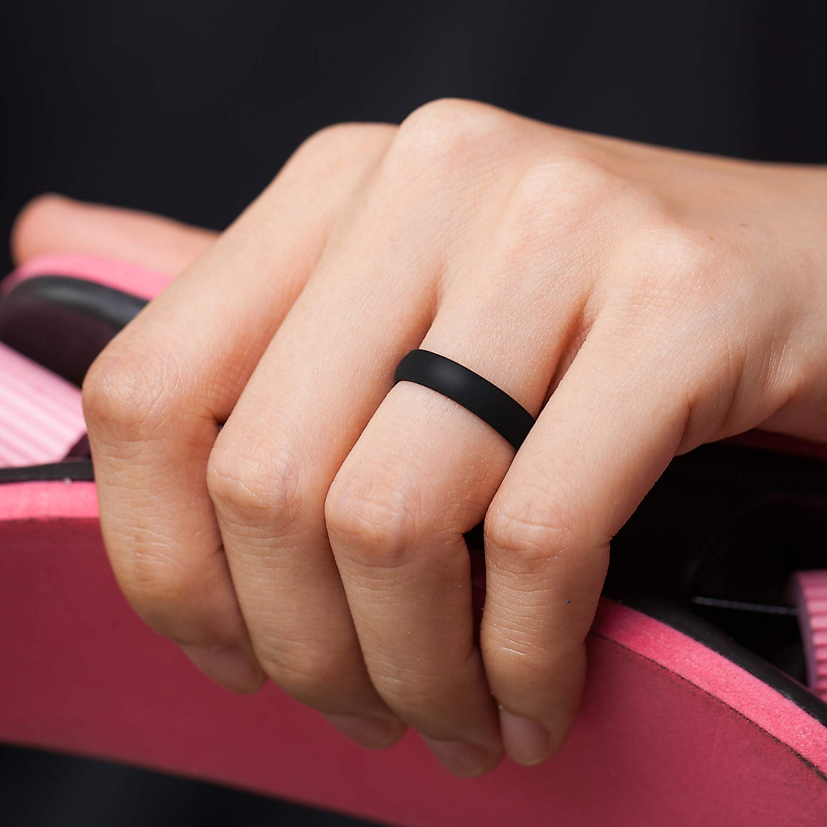 ThunderFit Unisex Silicone Wedding Rings, Rubber Engagement Bands, Variety Multipack 1,4,7