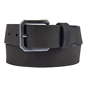 Carhartt Men's Casual Rugged Belts, Saddle Leather (Black), 34