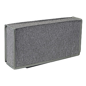 PlayVital Gray Nylon Dust Cover, Soft Neat Lining Dust Guard, Anti Scratch Waterproof Cover Sleeve for Nintendo Switch & Switch OLED Charging Dock