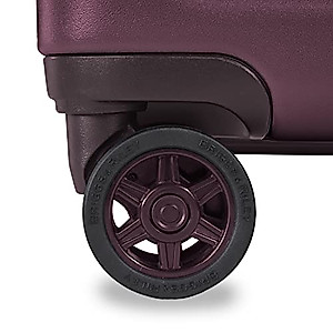 Briggs & Riley Sympatico Hardside Large Spinner Luggage, Plum, 30-Inch Checked