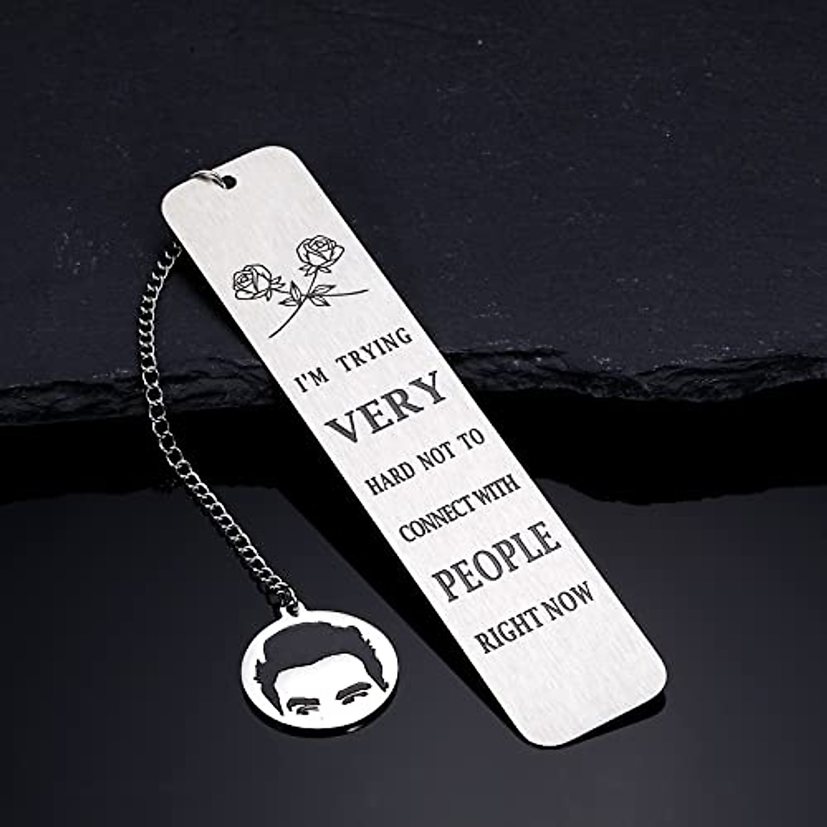 SC TV Show Gifts Bookmark David Merchandise Souvenir for TV Fans Funny Quote Items Bookmark for Book Lovers Humor Birthday Christmas Stocking Stuffers Gift for SC Fans Friends