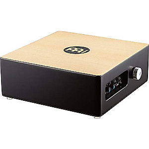 Meinl Percussion Pickup Cajon Snare with Electronics for Amp or PA System, Includes Standard Brushes — NOT Made in China — American White Ash/MDF, 2-Year Warranty (TMPPCS)