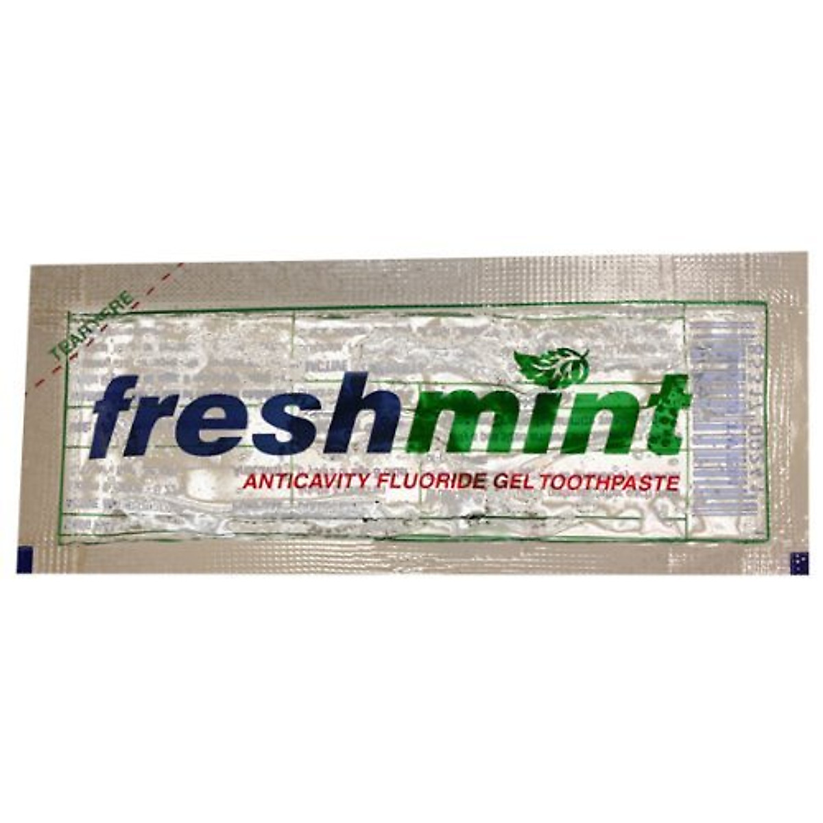 Freshmint Single Use Clear Gel Toothpaste Packets, 144 Pack