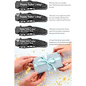 Grand Way Personalized Gift for Men - Customized Pocket Knife Engraved Gifts Dad Husband Custom Knives Idea Birthday Christmas Valentine's Day Anniversary Stocking Stuffers 6681 PS