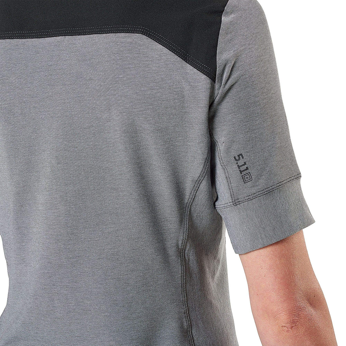 5.11 Tactical Women's Willow Henley Training Top, Wicking, Mechanical Stretch Fabric, Black, XS, Style 31146