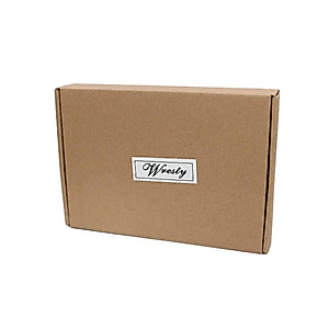 Wresty 10ml Roll On Bottle With Gemstone Rollerball&Crystal Chips Inside,10 Packs Glass Roller Bottles Essential Oil Sample Bottles(Bamboo Lids)