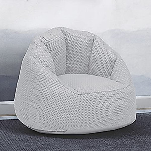 Delta Children Serta I Comfort Cozeee Fluffy Chair, Kid Size, Grey