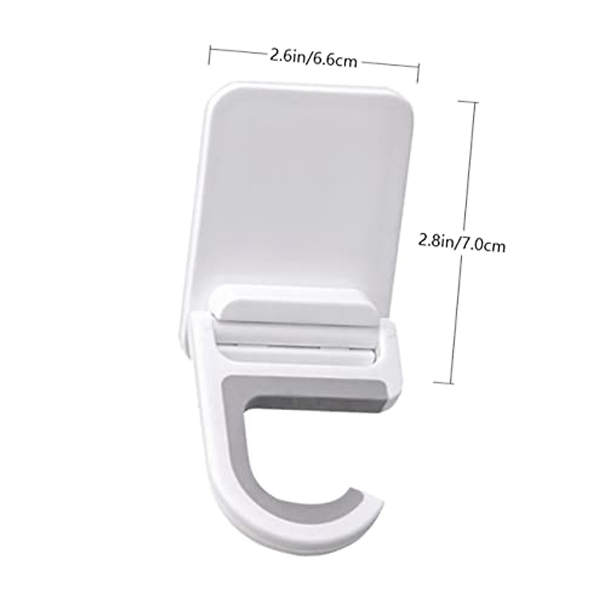 ADOCARN 3pcs Punch Free Kitchen Gardening Organizer Anti- Storage Holder Broom Hooks Bathroom Garden Hanger Mop Slip Mounted Holds and Hook Garage Self Wardrobe Self-Adhesive Laundry