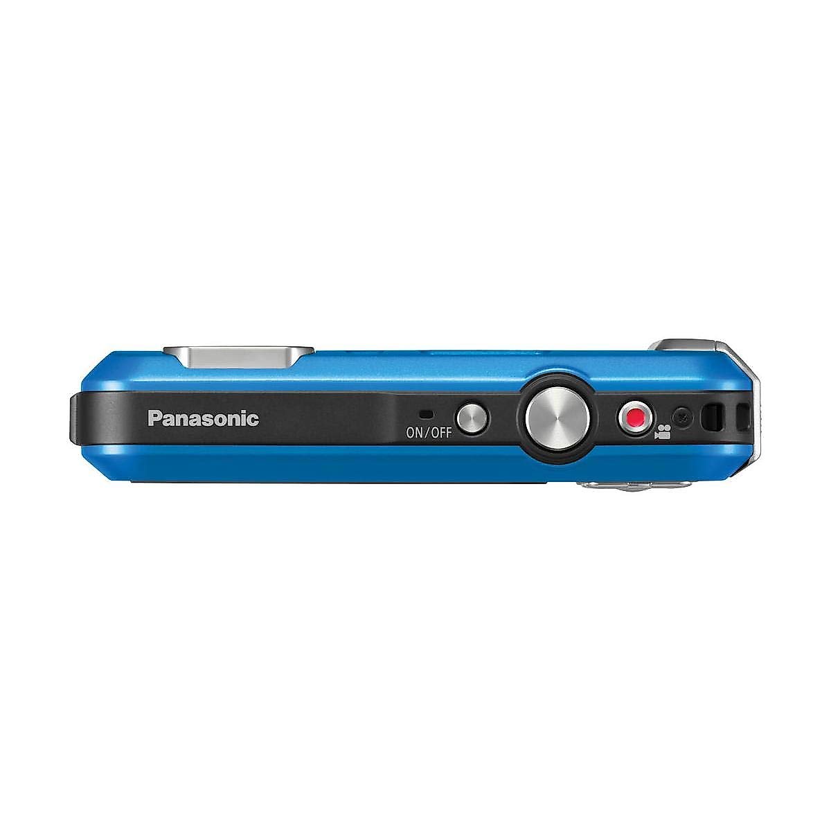Panasonic LUMIX Waterproof Digital Camera Underwater Camcorder with Optical Image Stabilizer, Time Lapse, Torch Light and 220MB Built-In Memory – DMC-TS30A (Blue)