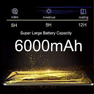 IBBWB Tablet 10 inch Android 9.0,3G Phone Call,2GB RAM, 32GB Storage, 6000mAh Battery, Dual Sim Card Slots and 5MP Rear Camera, WiFi,Bluetooth, GPS, FM, Metallic