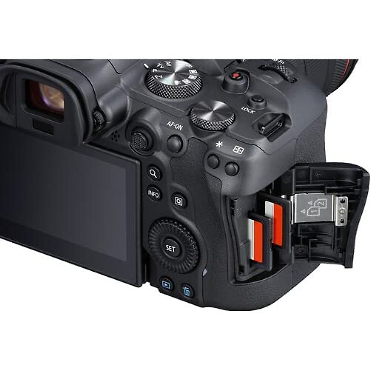 R6 Full Frame Mirrorless Camera with RF 24-105mm STM Lens Bundle + EOS R Mount Adapter + 64GB Ultra High Speed Memory Card + Accessories Including Extra Battery, Case & Tripod, Black, (4082C022)