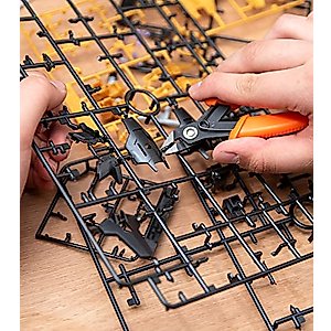 DIFFLIFE Professional 9 PCS Model Tools Kit Modeler Basic Tools Craft Set Hobby Building Tools Kit for Gundam Car Model Building Repairing and Fixing-9 Piece