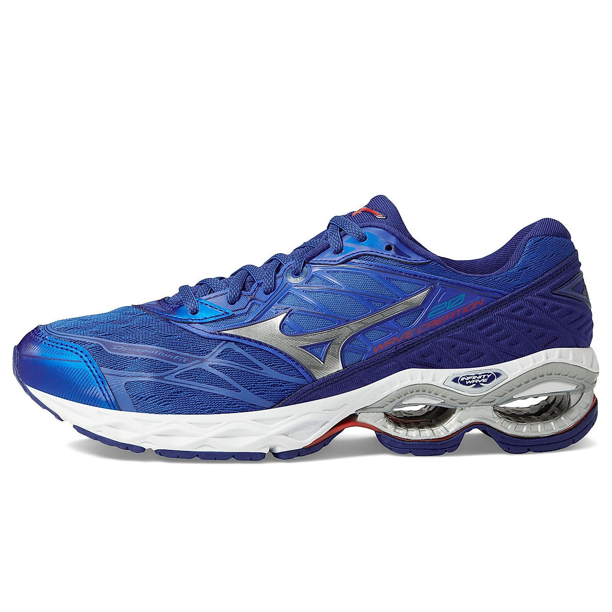 Mizuno Women's Men's Wave Creation 20 Running Shoe, Turkish Sea, 10.5