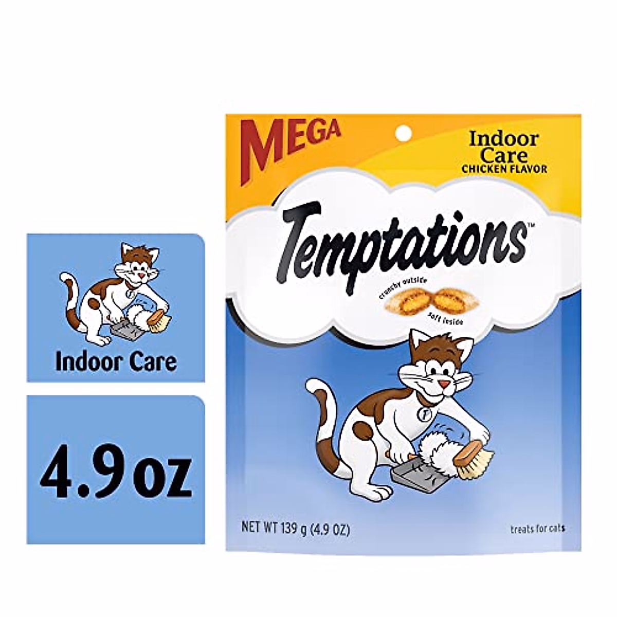 Temptations Indoor Control Chicken Flavor Cat Treats, 4.9 oz.