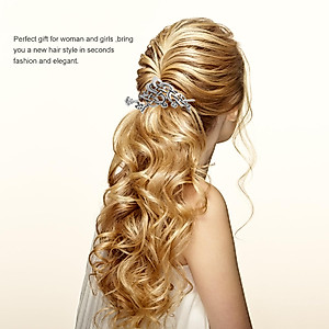 Knot Hair Clips Vintage Braids Hair Jewelry Hair Slide Clip with Stick