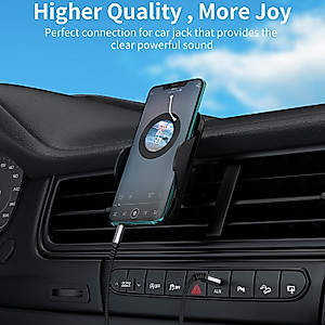 2 Pack AUX Cable,Auxiliary Cable（3.3ft/1m, Hi-Fi Sound）3.5mm TRS Auxiliary Audio Cable Nylon Braided Aux Cord Compatible with Car,Home Stereos,Speaker,iPod iPad,Headphones,Sony,Echo Dot,Beats (Grey)