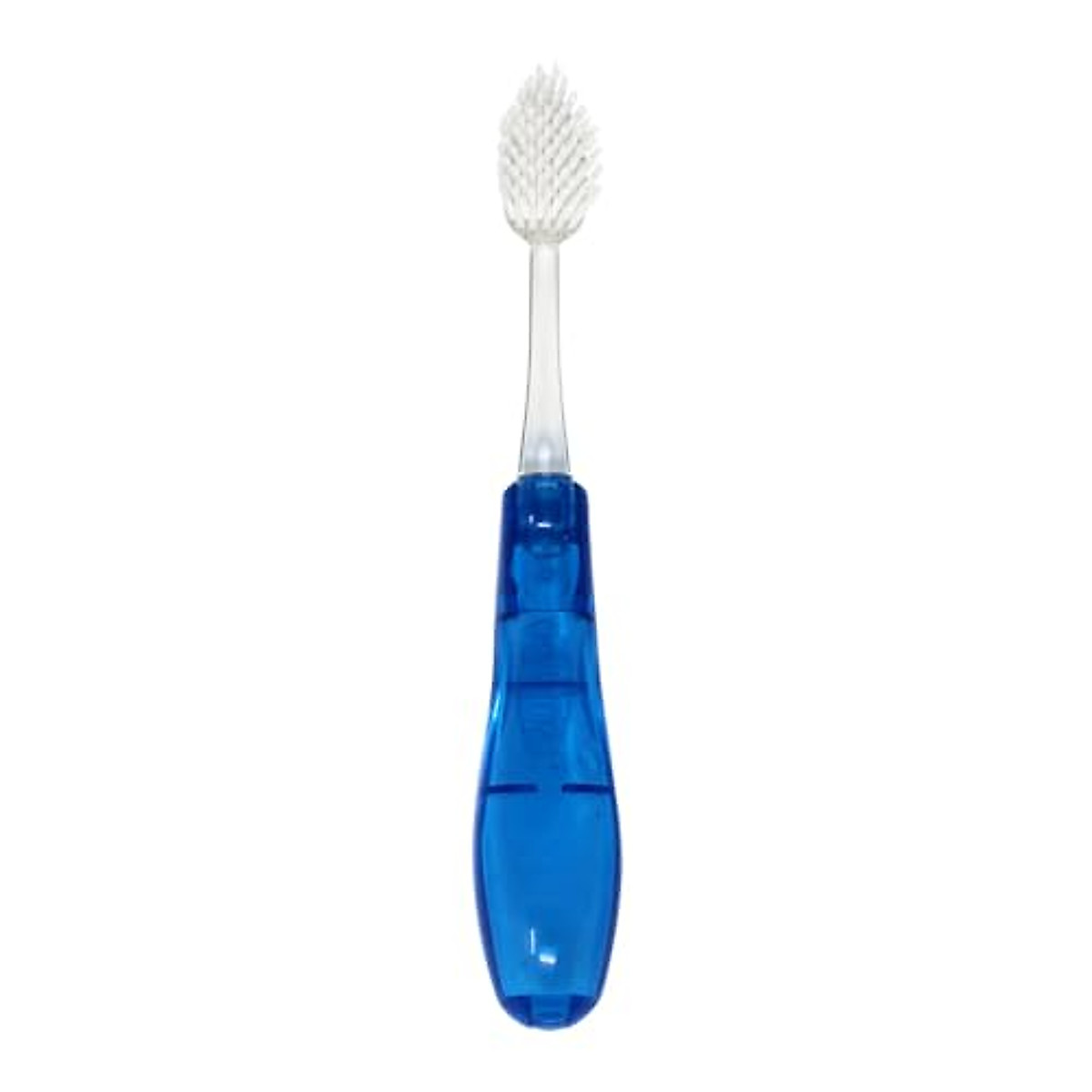 Radius Tour Travel Brush & Case with Replaceable Brush Head ADA Accepted Toothbrush Improve Gum Health - Blue - Pack of 1