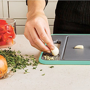 Zippi Fast Thaw 4-in-1 Defrosting Tray, Cutting Board, and Knife Sharpener for Frozen Food Thawing, Quickly Defrost and Thaw Meat and Food, Chemical Free, Eco-Friendly Design, No Electricity