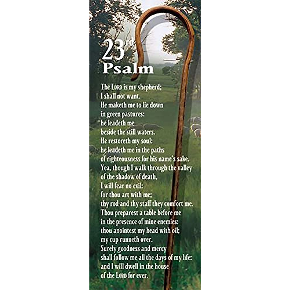 The 23rd Psalm Bookmark (Package of 25)