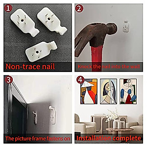 Wall Art Canvas Wall Art Framed Wall Art Simple Abstract Wall Art 24 "X 32" Black Frame 3 Piece Suite Suitable For Living room Bedroom Bathroom Dining Room Kitchen Office Wall Decor Aesthetic Wall Art (grey, 24 "X 32" X 3 pieces)