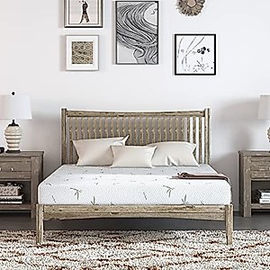 FONTOI Full Size Mattress in a Box, 6 inch Mattresses Made in USA with Breathable Bamboo Cover for Platform Bed Double Size Daybed Bunk, Cooling Gel Green Tea Memory Foam, Medium Firm (6IN-MDR-Full)