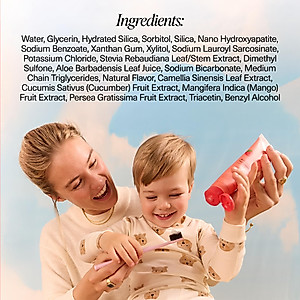 Boka Fluoride Free Toothpaste Nano Hydroxyapatite, Helps Remineralize, Appropriate for Sensitive Teeth, Whitening - for Adult, Kids Oral Care - Strawberry Mango Flavor, 4oz 1Pk - US Manufactured