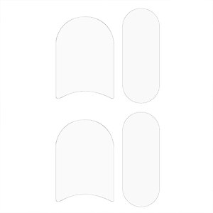LEFXMOPHY Double Sided Tape for ecobee Smart Sensor for Doors Windows No Drill Mount Replacement Part Self Adhesive Glue Mounting Accessory