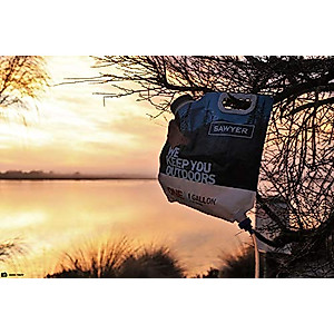 Sawyer Products SP160 One Gallon Gravity Water Filtration System w/Dual-Threaded Mini Filter, Blue/White/Clear