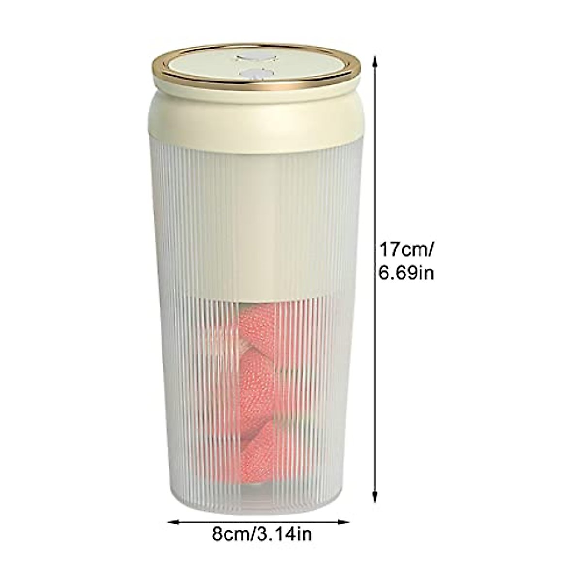 Portable Blender Smoothie Maker, 300ml 35W USB Rechargeable Nutrient Extractor High Speed Mini Blender, Multi-Function Cold Beverage Smoothie Maker For Baby Food Shakes And Smoothies Nuts Frozen Fruit
