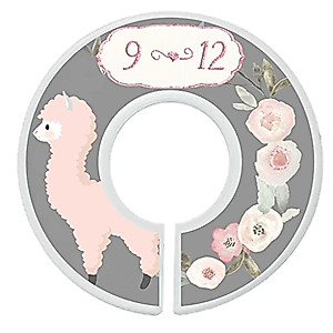 Mumsy Goose Nursery Closet Dividers Closet Organizers Baby Girl Clothes Dividers Llamas