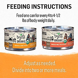 Beyond Purina Organic Pate Wet Cat Food Variety Pack, Organic Chicken Adult Recipes