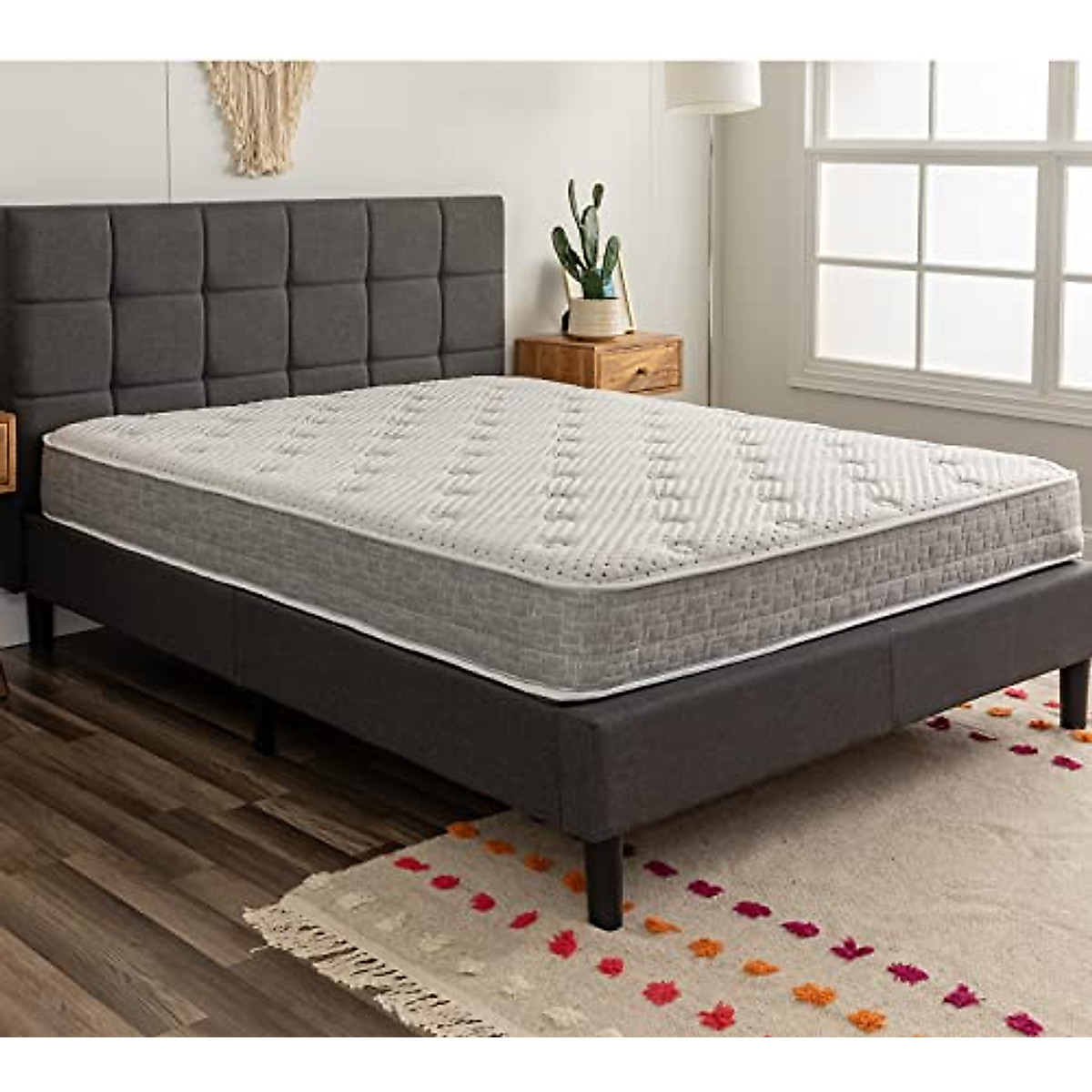 Tulo by Mattress Firm | 8 INCH Memory Foam Plus Coil Support Hybrid Mattress | Bed-in-A-Box | Firm Comfort | King